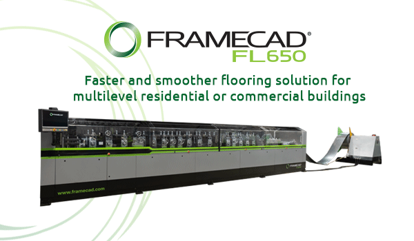 FRAMECAD FL650: Faster & smoother flooring for multi-level buildings