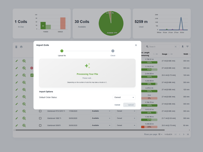 AI‑Powered Coil Inventory Import Now in FRAMECAD Nexa