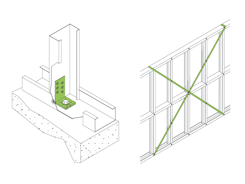 Bracing the Future: Bracing and Hold-Down Brackets for Steel Framing